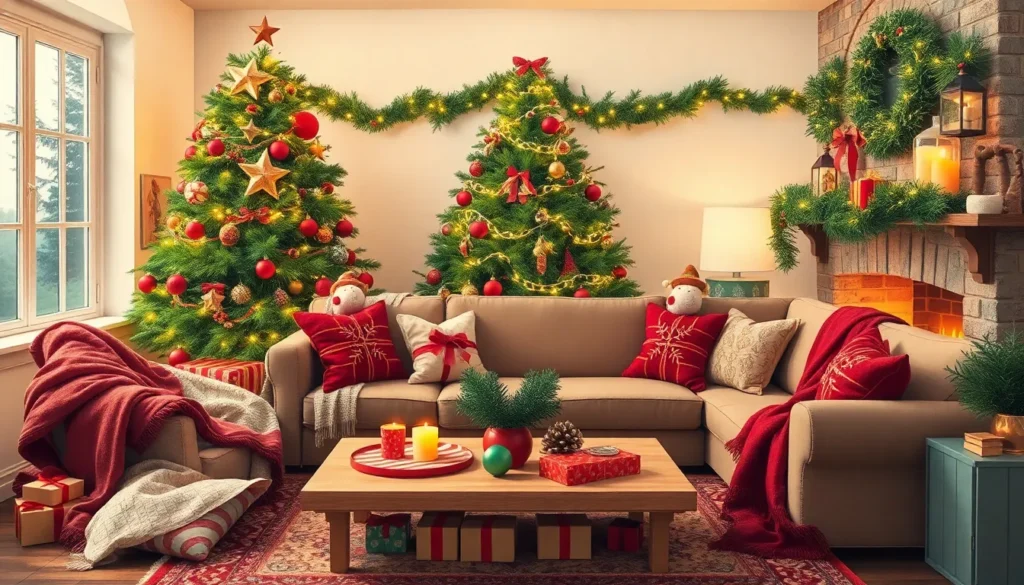 Christmas Living Rooms: Transform Your Space into a Festive Wonderland ...